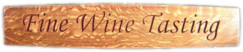 Wine Barrel Stave Signs Gallery