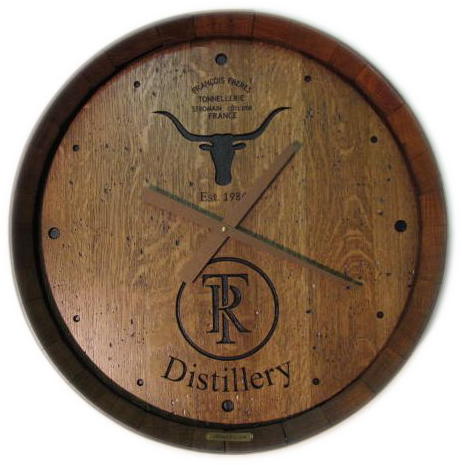 Gallery of Whiskey, Liquor, Spirits Barrel Clocks